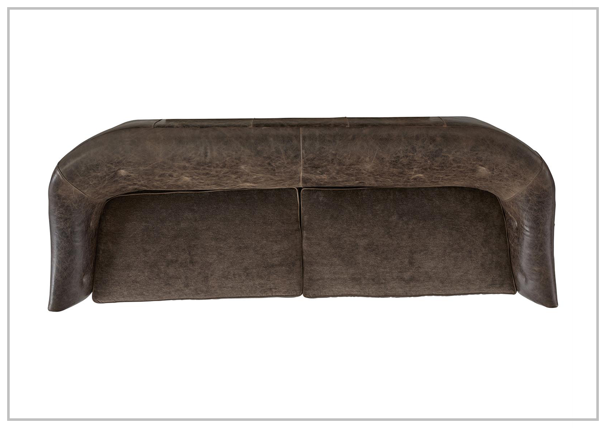 Bernhardt brown leather sofa store