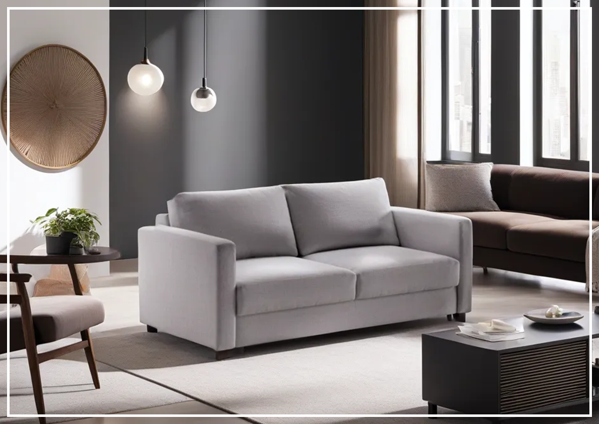 Luonto Fantasy Queen Fabric Sleeper Sofa With Gas Springs – SOFABED