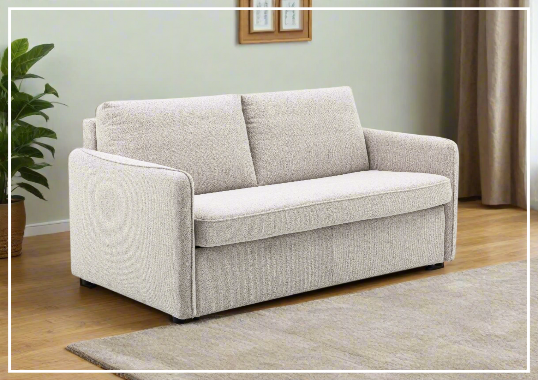 Gio Italia New York Full XL Size Sleeper Sofa with Memory Foam – SOFABED