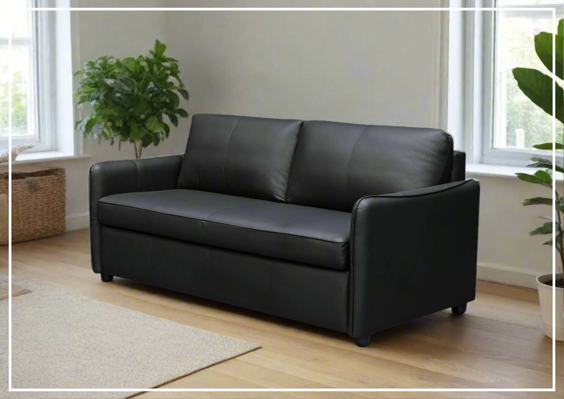 Gio Italia New York Full XL Size Sleeper Sofa with Memory Foam – SOFABED