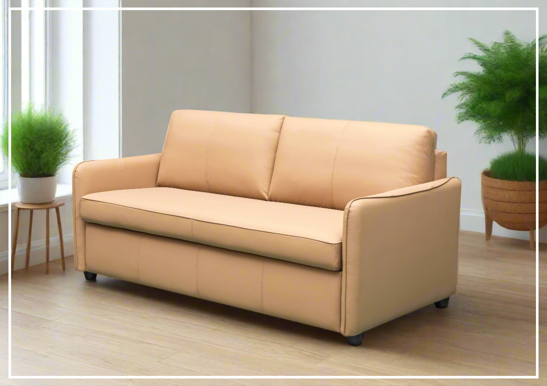 Gio Italia New York Full XL Size Sleeper Sofa with Memory Foam – SOFABED