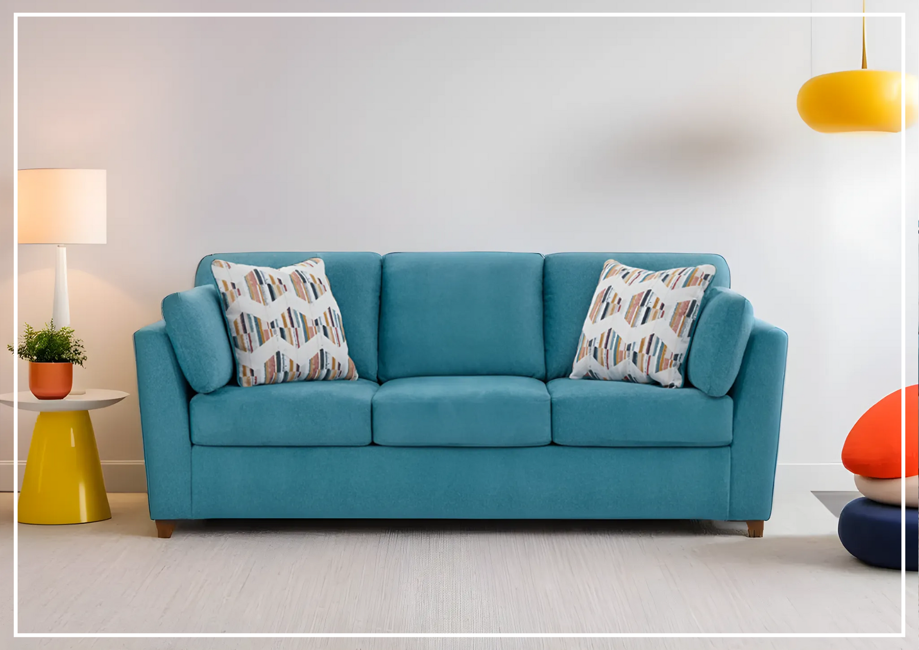 Buy Gio Italia's Valeria 3-Seater Fabric Queen Sleeper Sofa Online ...